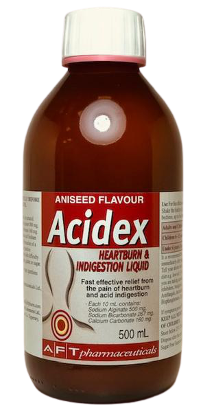 Acidex Heartburn & Indigestion Liquid 500ml - Maximum of 2 Bottles per